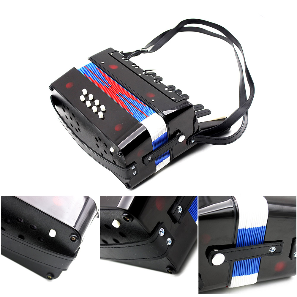 Barn barn 17- tangenter 8 bas mini små dragspel pe... – Grandado