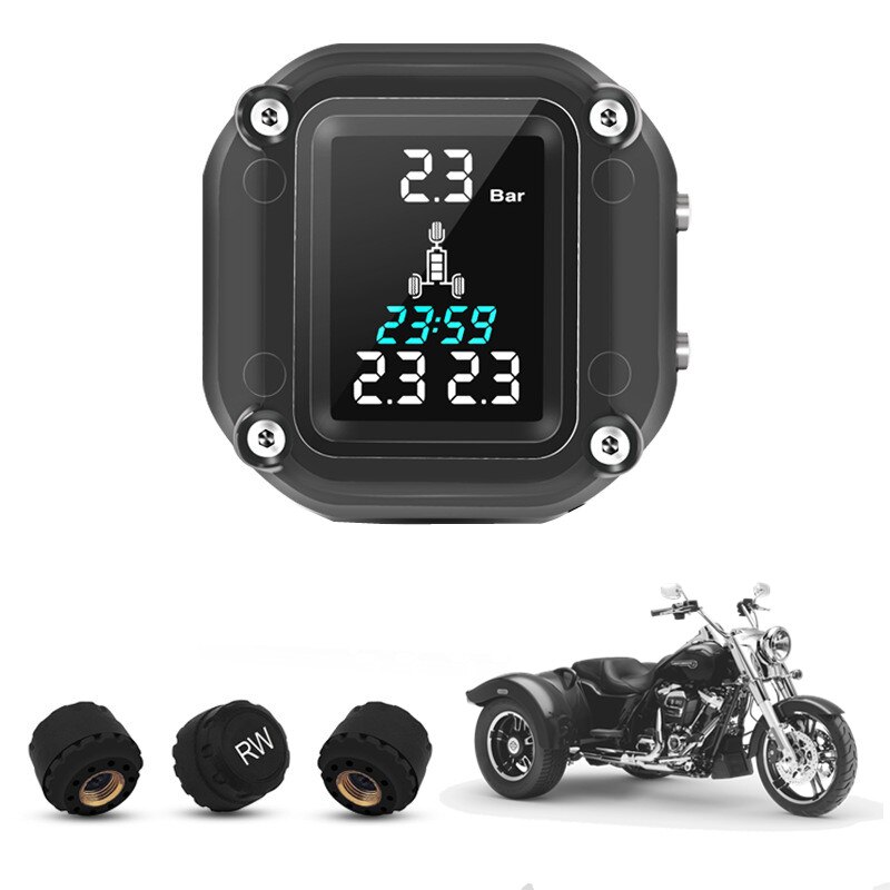 Wireless Motorcycle Trikes TPMS Tire Pressure Moni... – Grandado