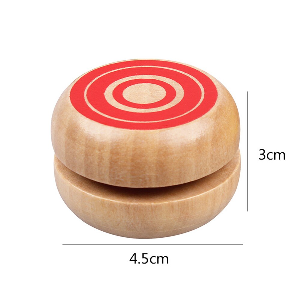 2 Pcs Wooden Yo-yo Toys Colorful Printed Yoyo Toy ... – Grandado
