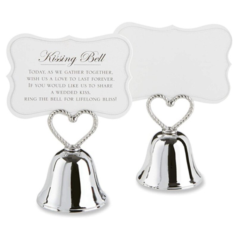 20Pcs"Kissing Bell" Silver Bell Place Ca... – Vicedeal