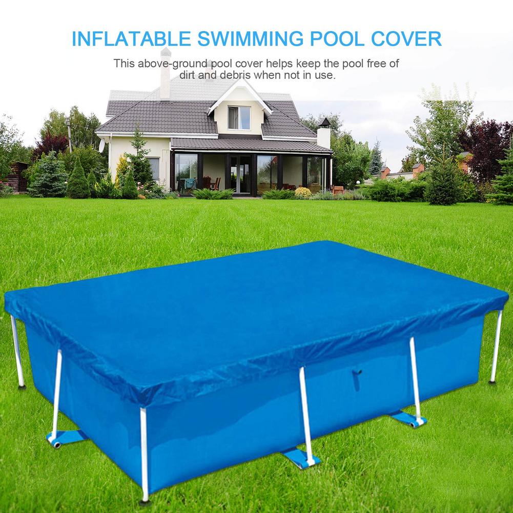 Dustproof Swimming Pool Cover Rectangle Waterproof... – Grandado