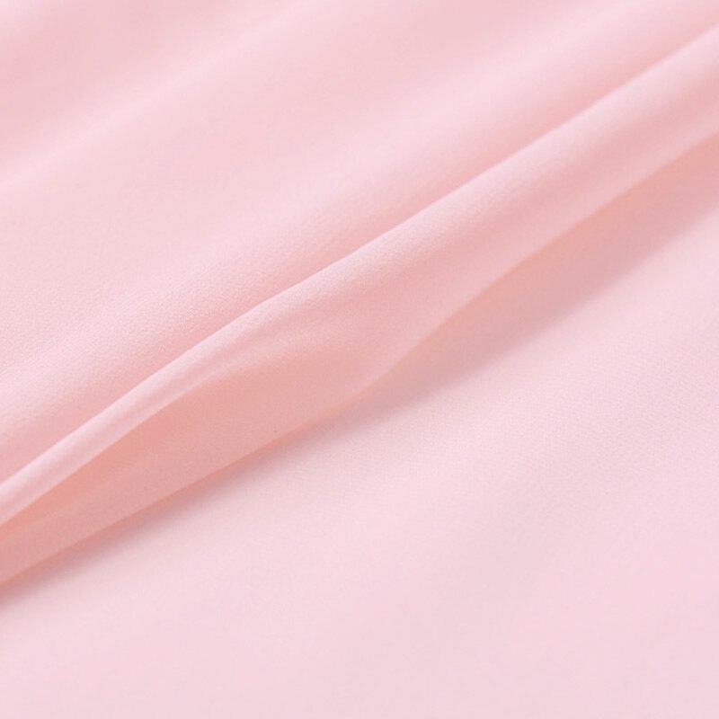 silk georgette 8mm 114cm 45"width baby pink color ... – Vicedeal