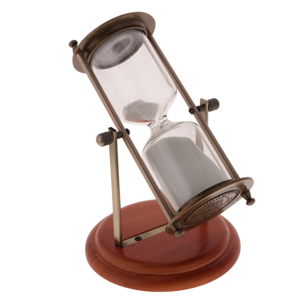 15 Minutes Wooden Frame Rotating Hourglass Sandgla... – Vicedeal