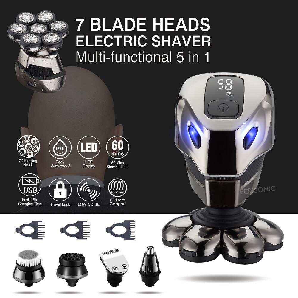 #39 elektrisk rakhyvel för mäns trimmer för våt oc... – Grandado