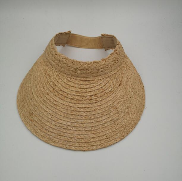 korean summer sun empty visor women straw hat sun ... – Grandado