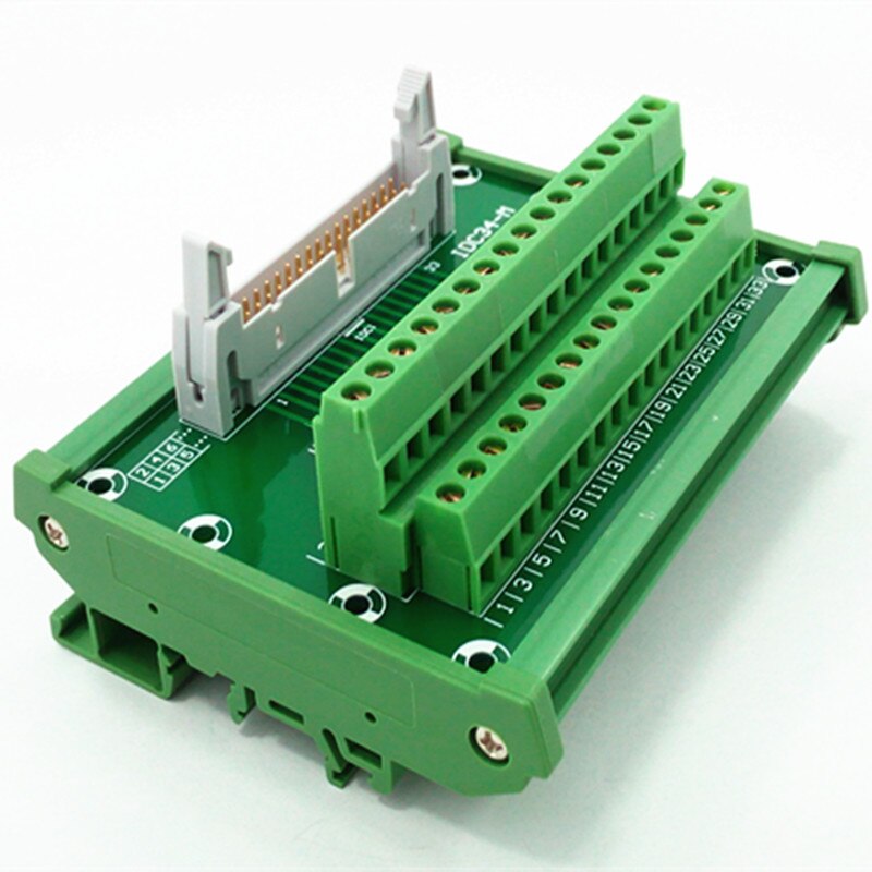IDC-34 DIN Rail Gemonteerd Interface Module. – Vicedeal