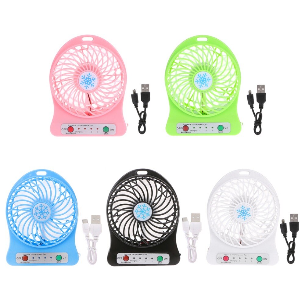 Portable LED Light Mini Fan Air Cooler Mini Desk U... – Vicedeal