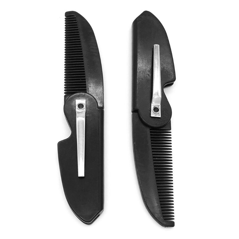 1 Pc Folding Pocket Clip Hair Mustache Beard Comb ... – Grandado