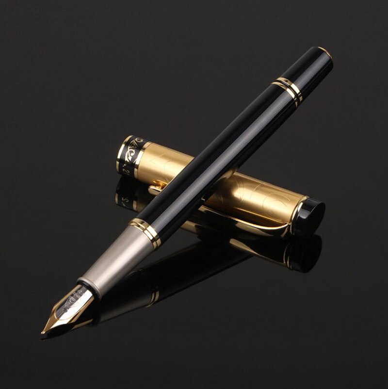 Luxury Metal Fountain Pen Black Color Writing Pen ... – Vicedeal