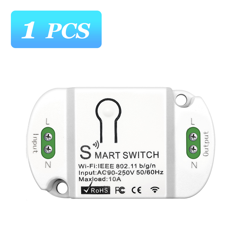 10A WiFi Smart Switch Moudle Wireless DIY Light Sw... – Grandado
