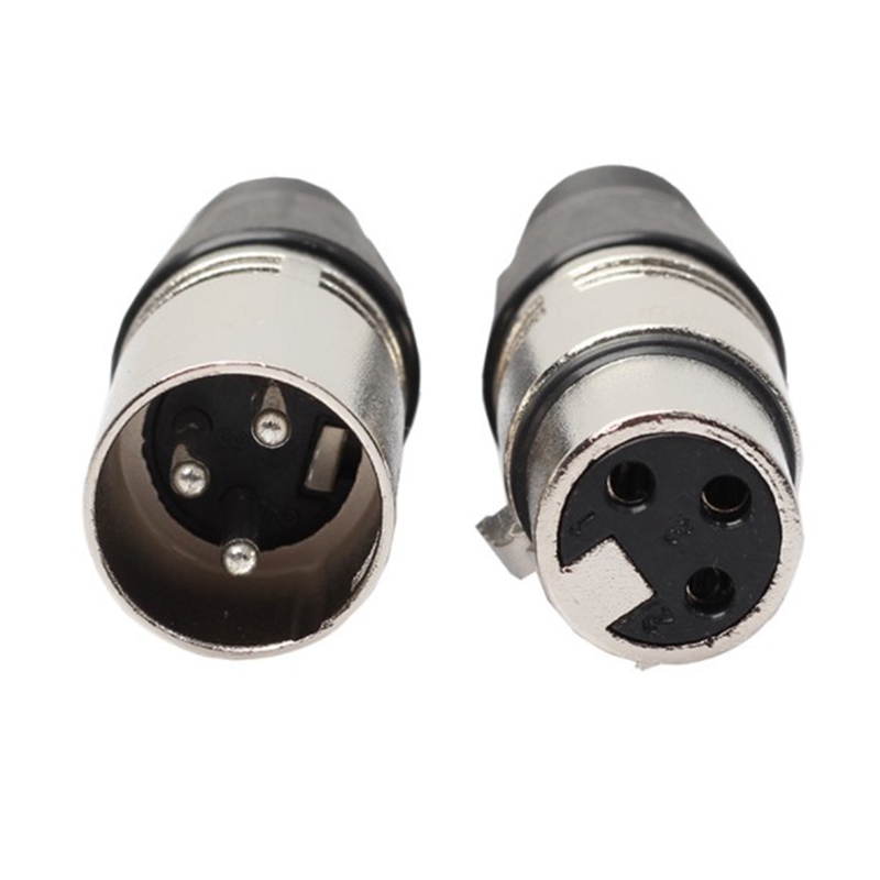 10 Pairs XLR 3Pin Female MIC Jack Plug Audio Micro... – Vicedeal