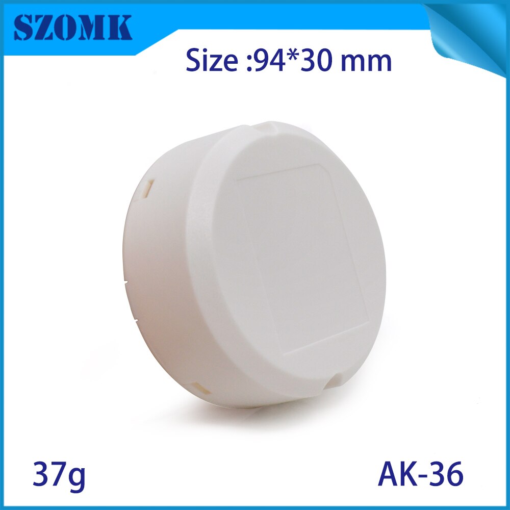 1pcs white color round plastic LED supplying enclo... – Grandado