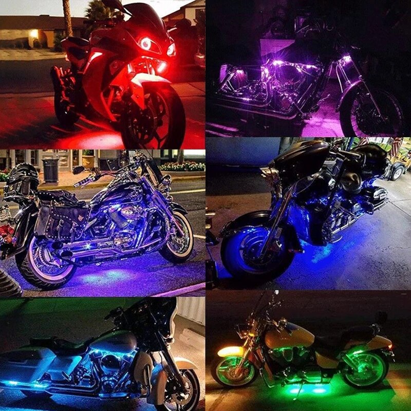 Rgb Waterdicht Moto Sfeer Licht Led Auto Motor Dec... – Vicedeal