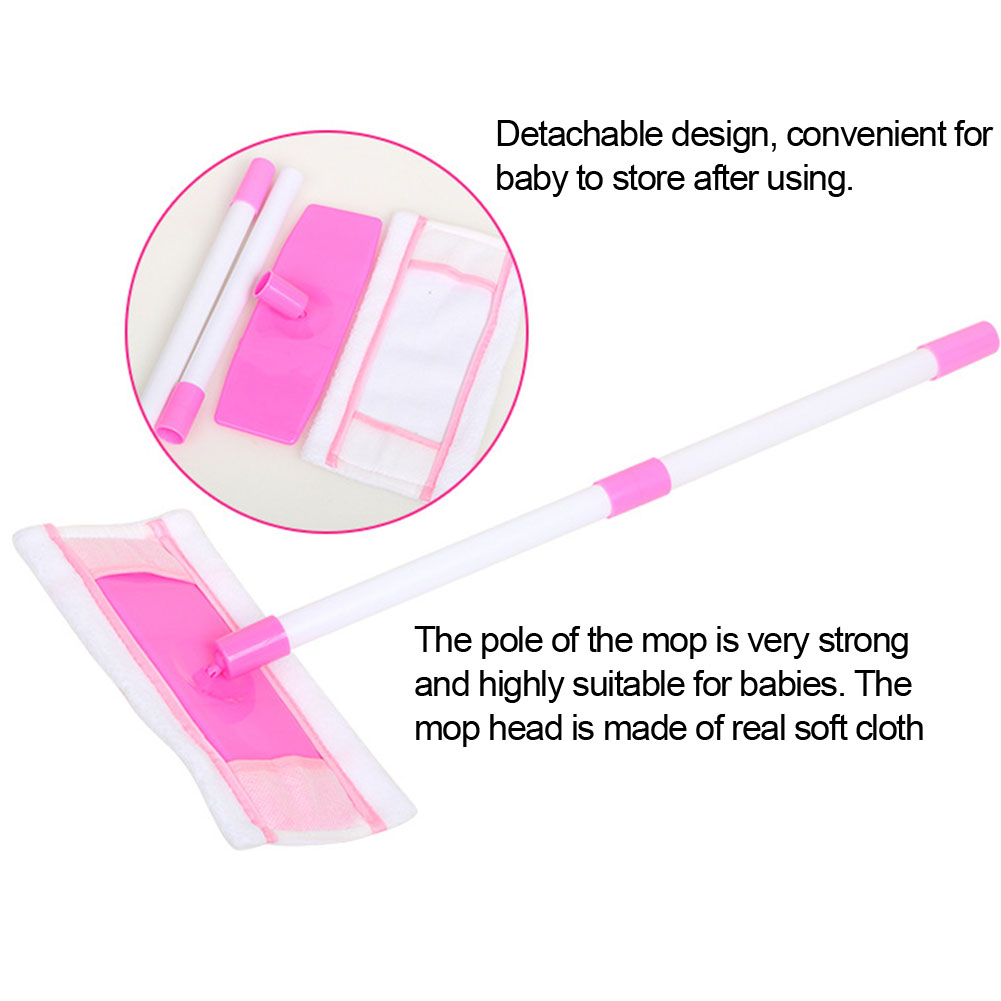 9Pcs/Set Mini Cleaning Tools Mop Caution Sign Buck... – Vicedeal