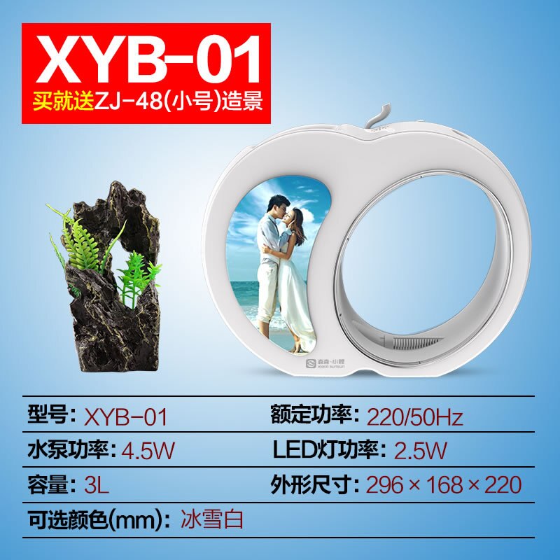 Mini Acryl Creatieve Desktop Aquarium Voeden Gat A... – Vicedeal