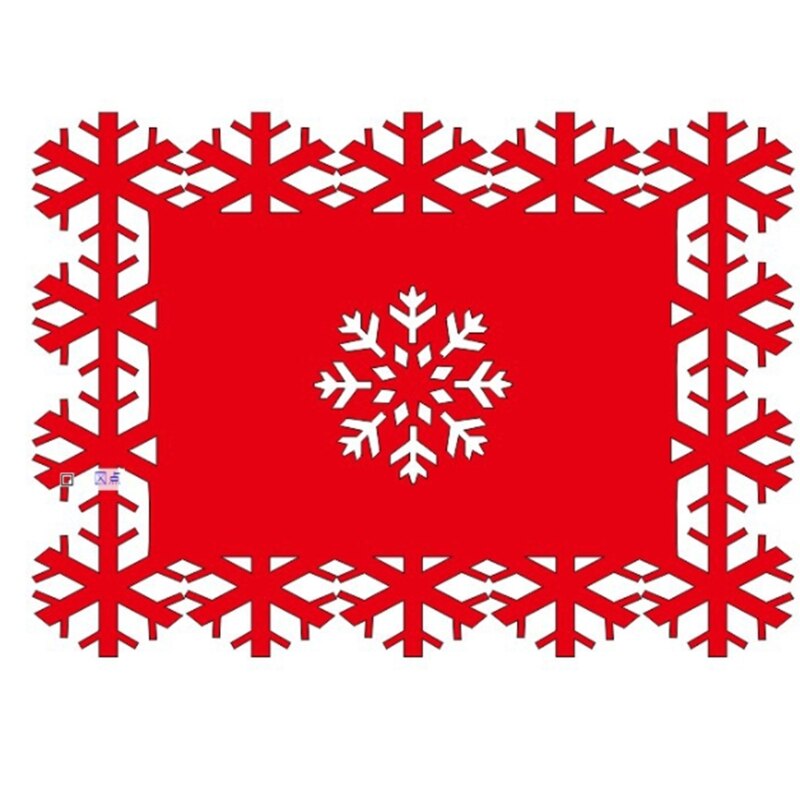 Kerst Placemat Xmas Tafel Vilt Mat Schotel Coaster... – Grandado