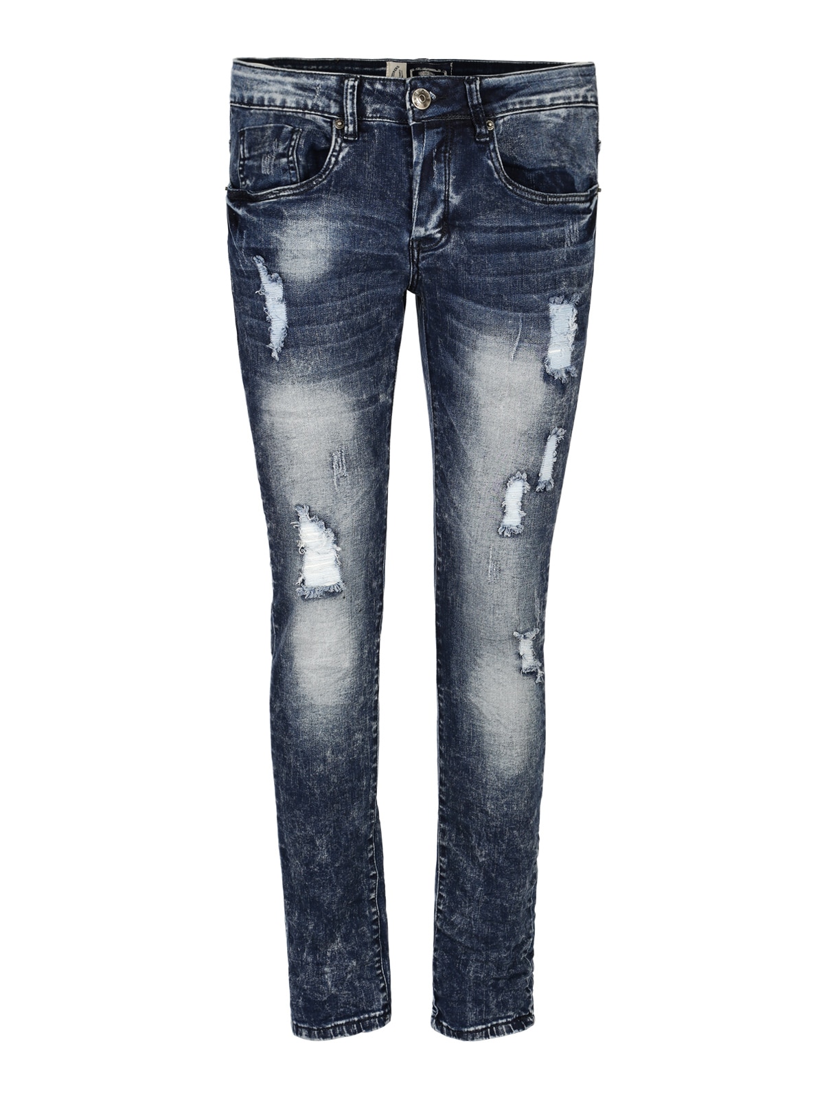Ripped jeans-effect gewassen – Grandado