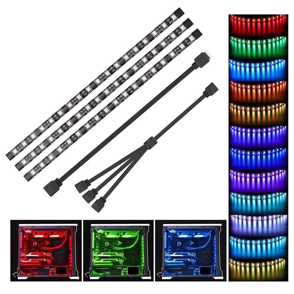RGB Gaming 5050 LED Strip Light RGB for 12V Aura S... – Vicedeal
