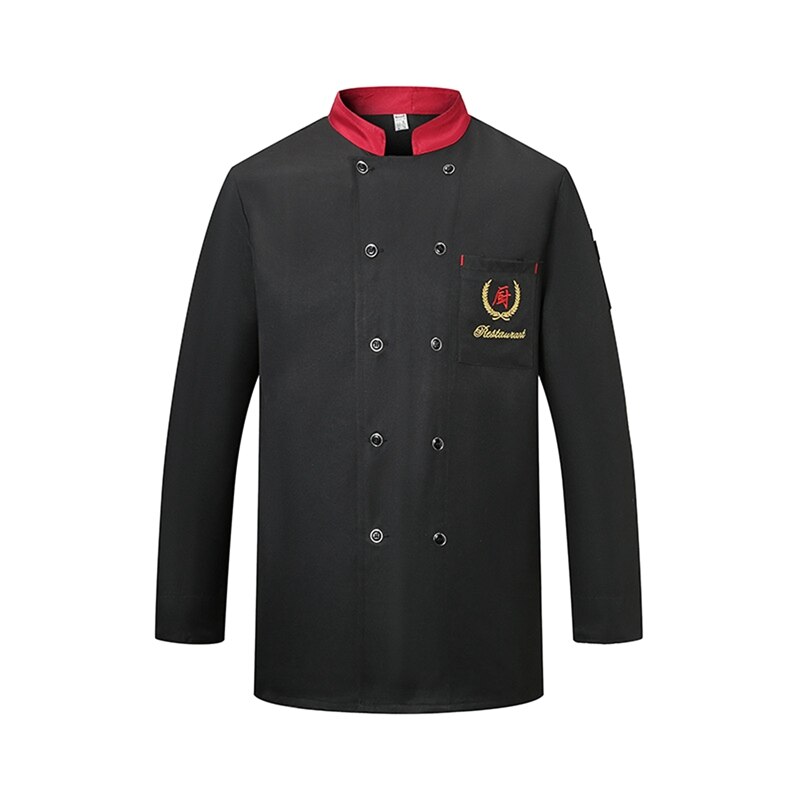 Chef Uniform Kitchen Work Wear Chef Jackets Long S... – Vicedeal