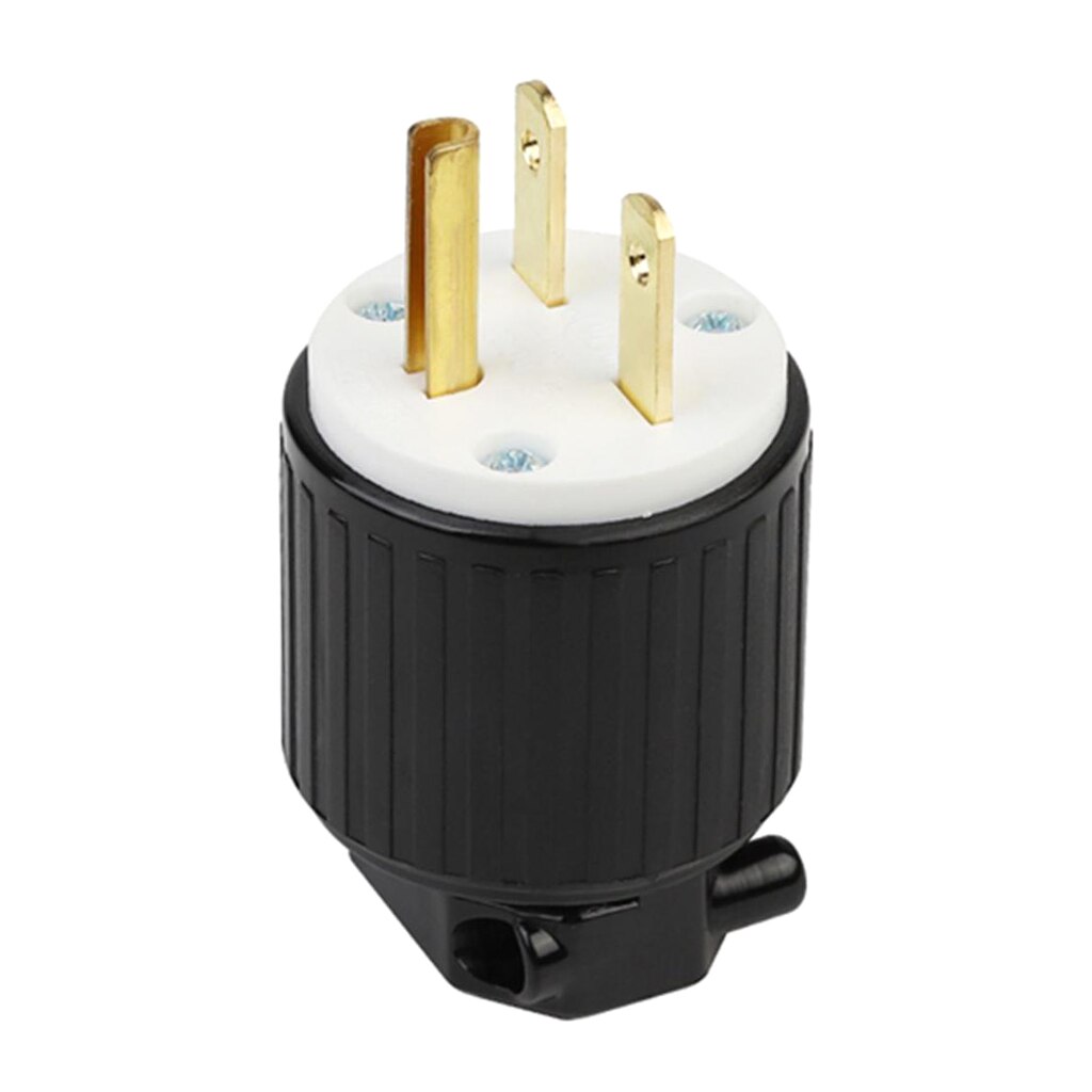 NEMA LK7615P 6-15P Grounding Locking Plug, 15A 250... – Vicedeal