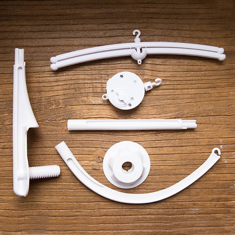 Infant White Rattles Bracket Set Baby Crib Mobile ... – Grandado