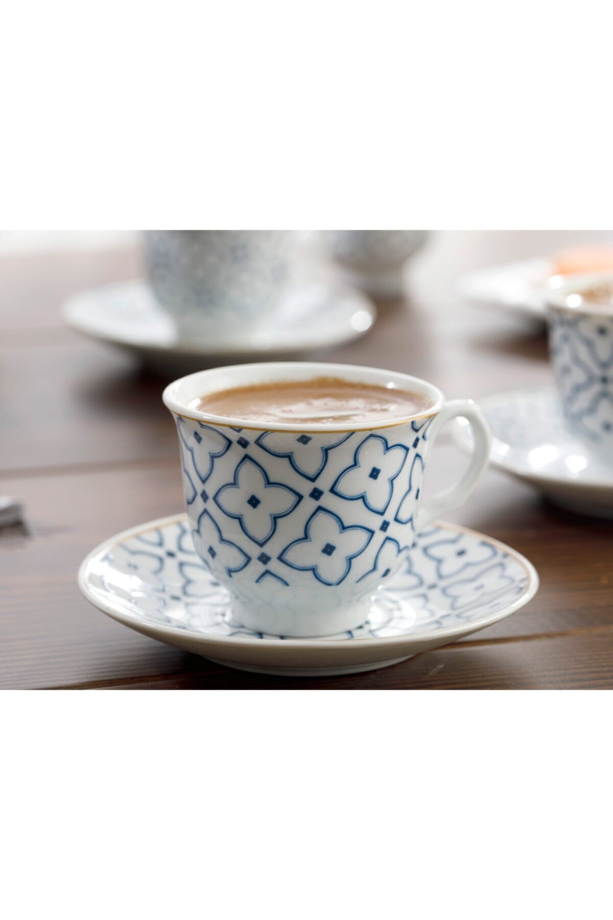 12 Piece Turkish Greek Arabic Coffee Cup Plate Fin... – Grandado