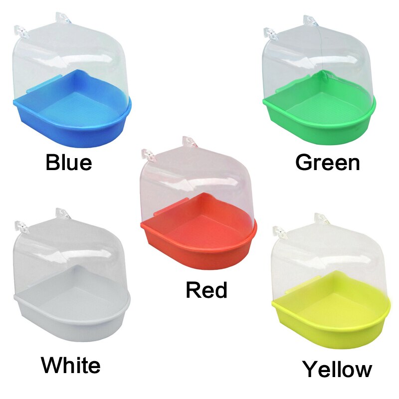 1pc Bird Bath Basin Pet Bird Plastic Water Bath Bo... – Vicedeal