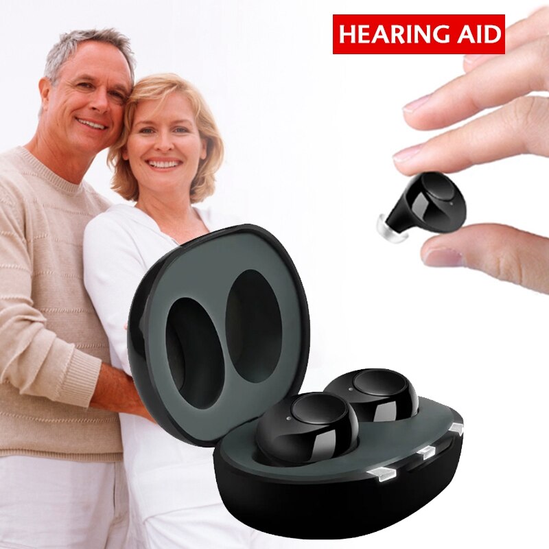 1 Pair USB Rechargeable Invisible Hearing Aids ITE... – Grandado