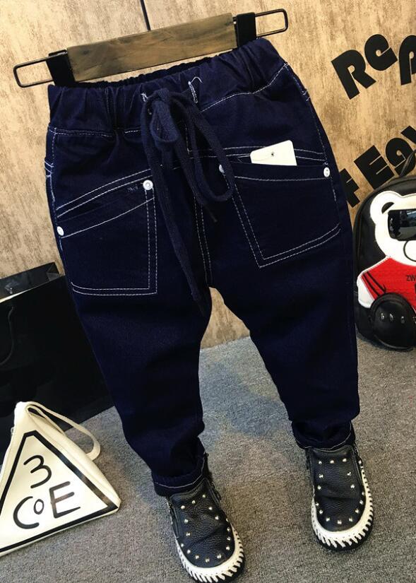 Jongens Broek Winter Kinderen Jeans Elastische Tai... – Grandado