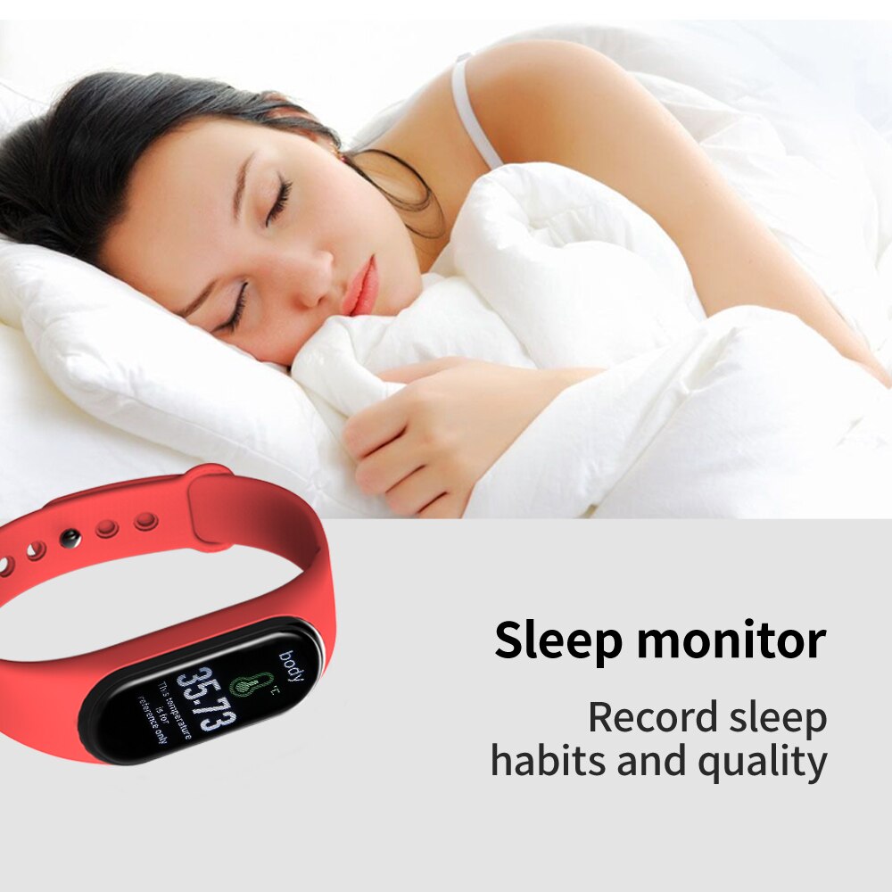 Smart Pedometer BT Connection Body Temperature Hea... – Grandado