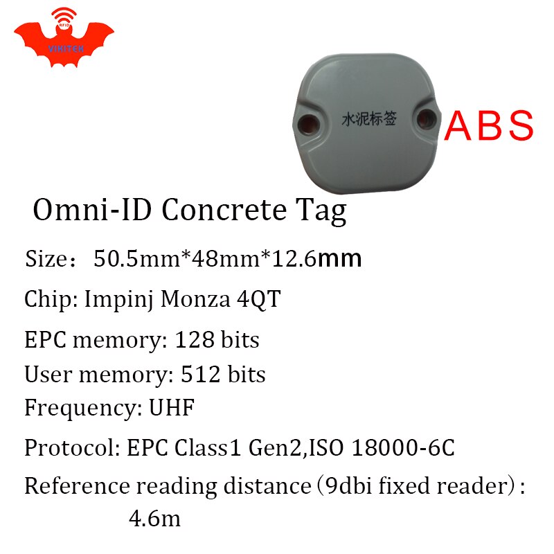 Uhf rfid beton tag omni -id 915m 868 mhz impinj mo... – Grandado