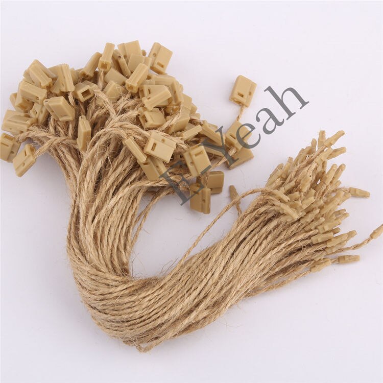 1000 pieces/lot jute hemp hang tag string in appar... – Grandado