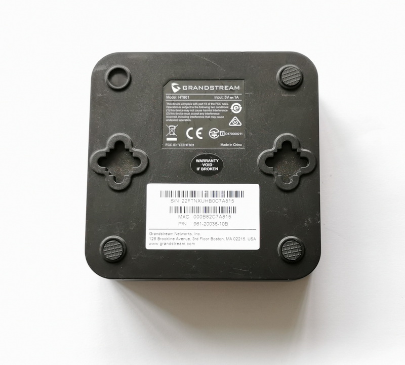 USED SONIC Grandstream HT801 VOIP Single-Port Anal... – Grandado