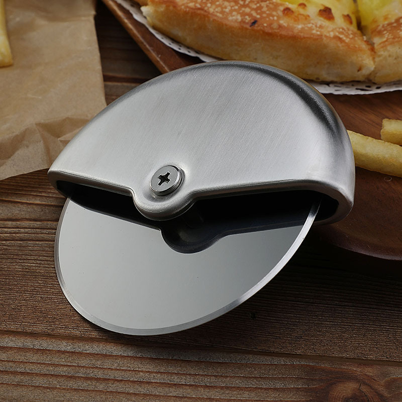 Stainless Steel Pizza Cutter 8cm Pizza Knife Smoot... – Vicedeal