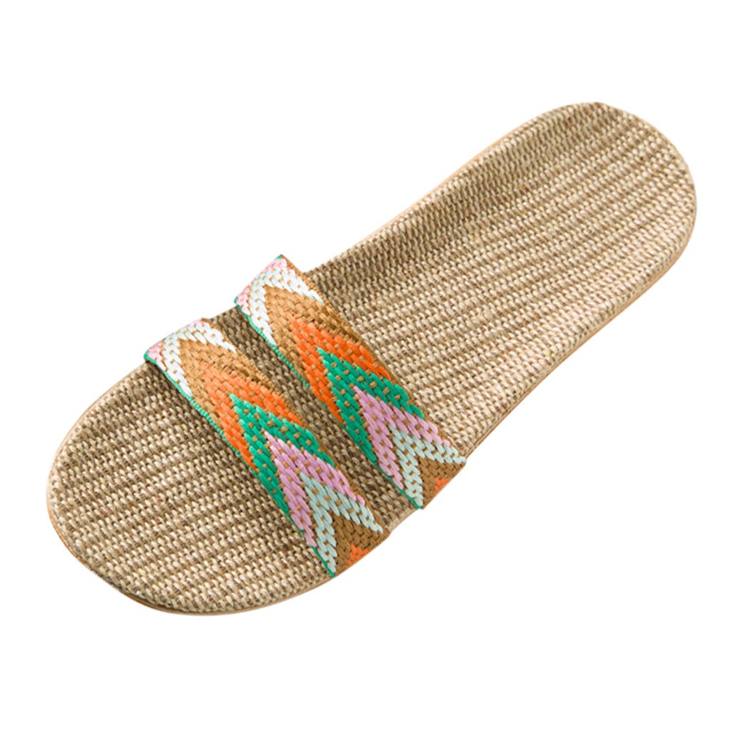 Sagace Vrouwen Bohemian Print Platte Slippers Zome... – Grandado