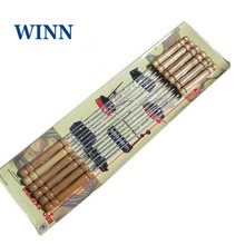 12 stuks Spies rvs BBQ Barbecue Spies met houten h... – Grandado