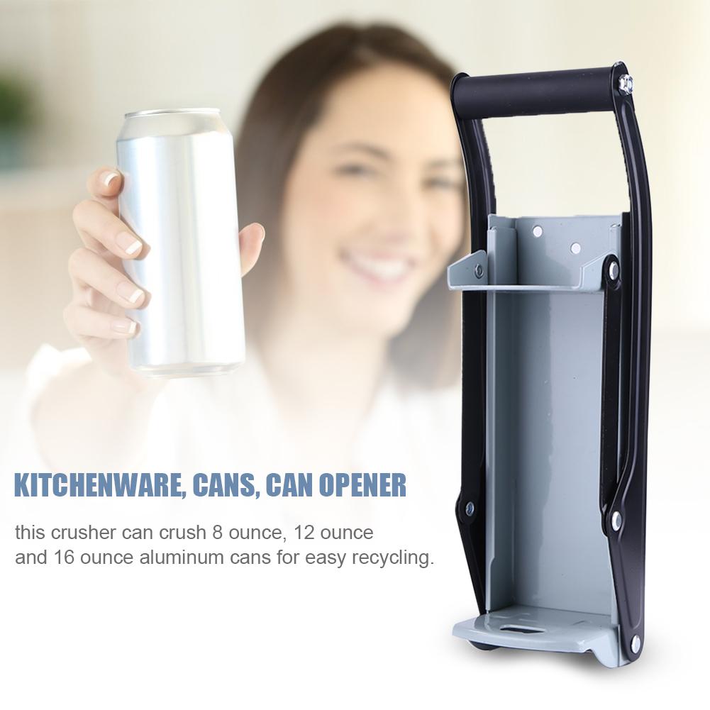 16oz Beer Can Crusher Wall Mounted Hand Push Soda ... – Grandado