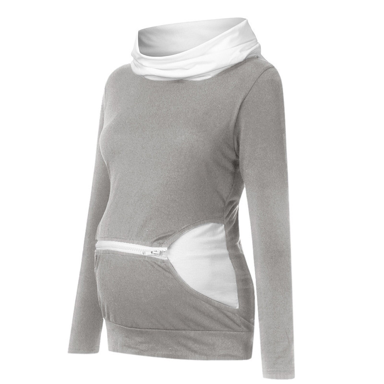 Mulheres gravidez hoodie roupas de enfermagem gráv... – Vicedeal