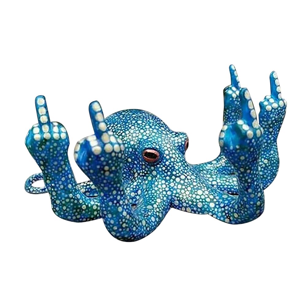 Octopus Sculpture Luminous Resin Octopus Statue Ou... – Grandado