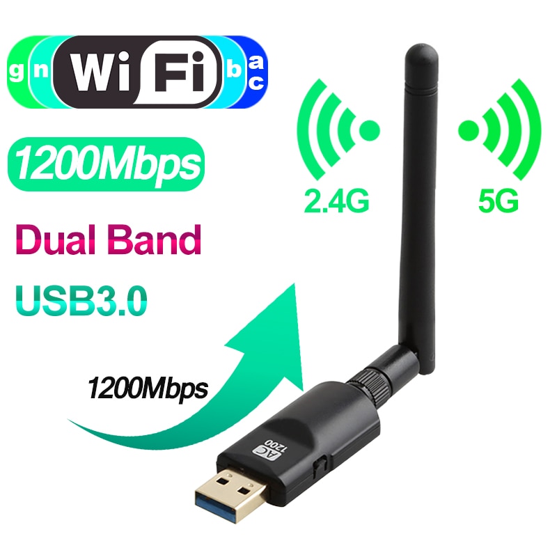 Wireless Wifi Adapter Dual Band 2.4GHz 5GHz 802.11... – Vicedeal