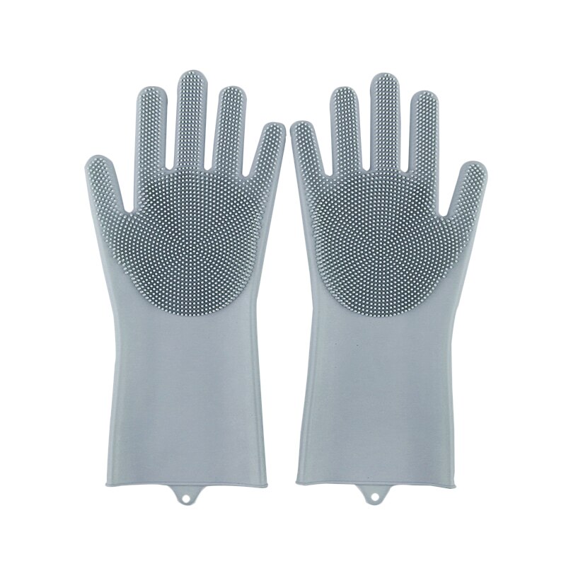 1 paar Magic Siliconen Afwassen Scrubber Schotel S... – Grandado