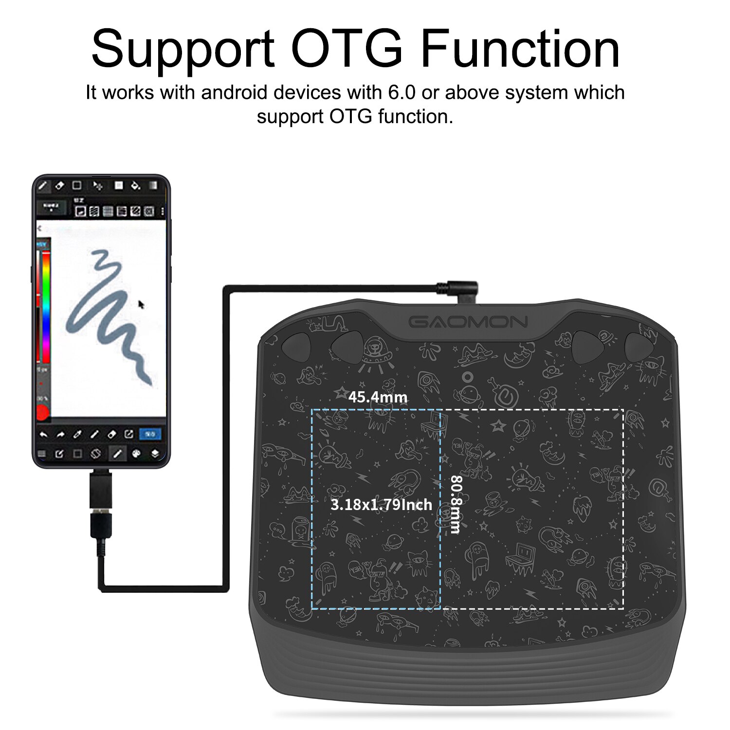 GAOMON S630 5 x 3.2 Inches Graphics Drawing Tablet... – Grandado