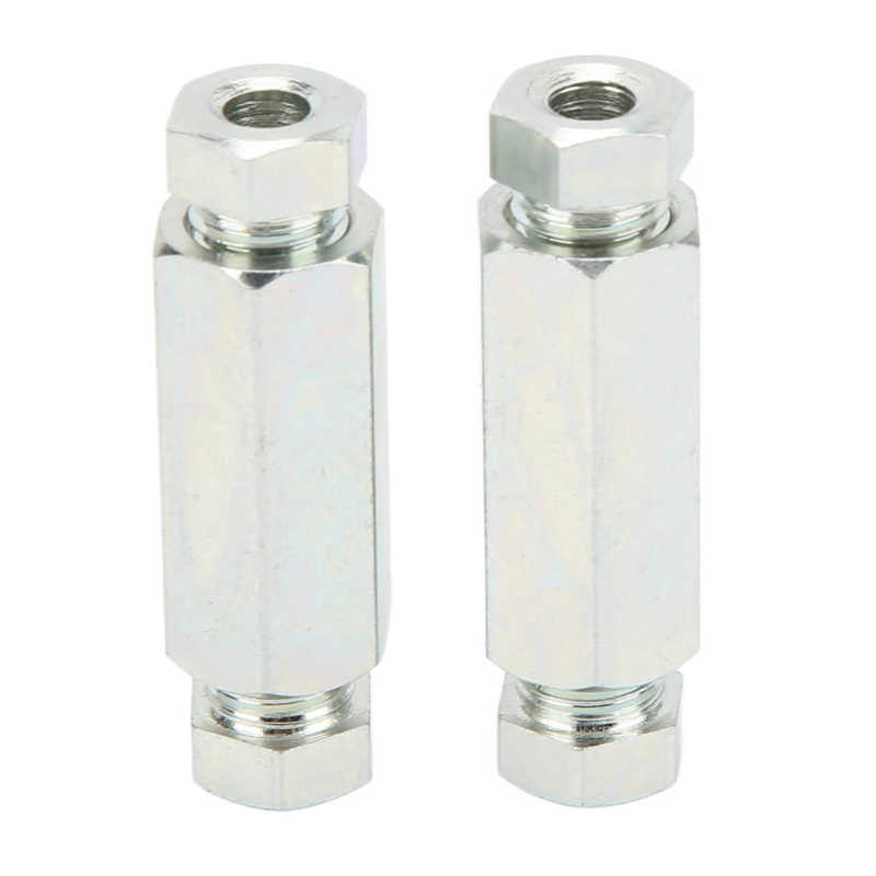 2Pcs/Set Brake Pipe Connectors 3/8in Inline Female... – Grandado