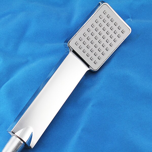 ABS + TPR Bathroom Shower Head Square Handheld Sho... – Grandado