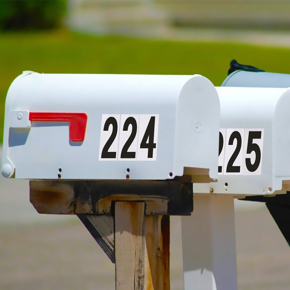 10 Vellen Mailbox Nummers Tags Zelfklevende Waterd... – Grandado