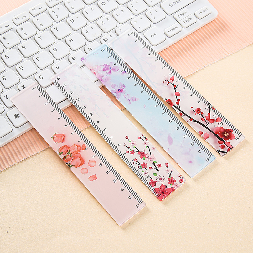 Regla de flores, accesorios Kawaii, suministros es... – Grandado