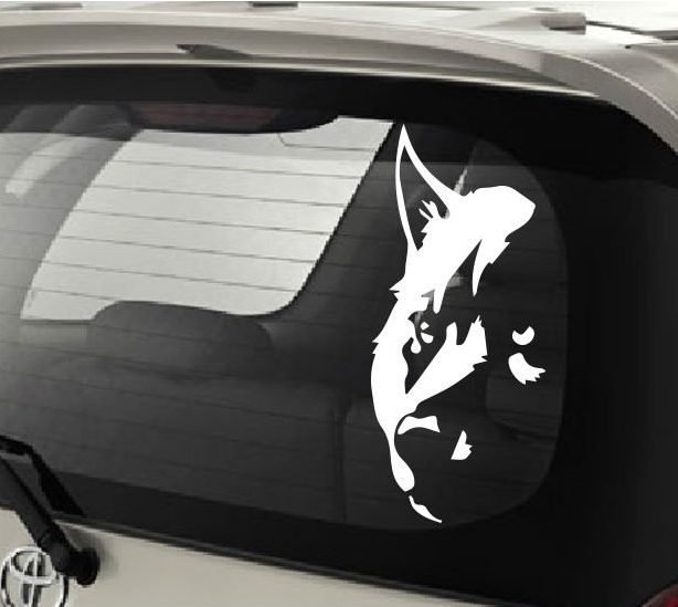 Wolf Silhouette Car Sticker – Grandado