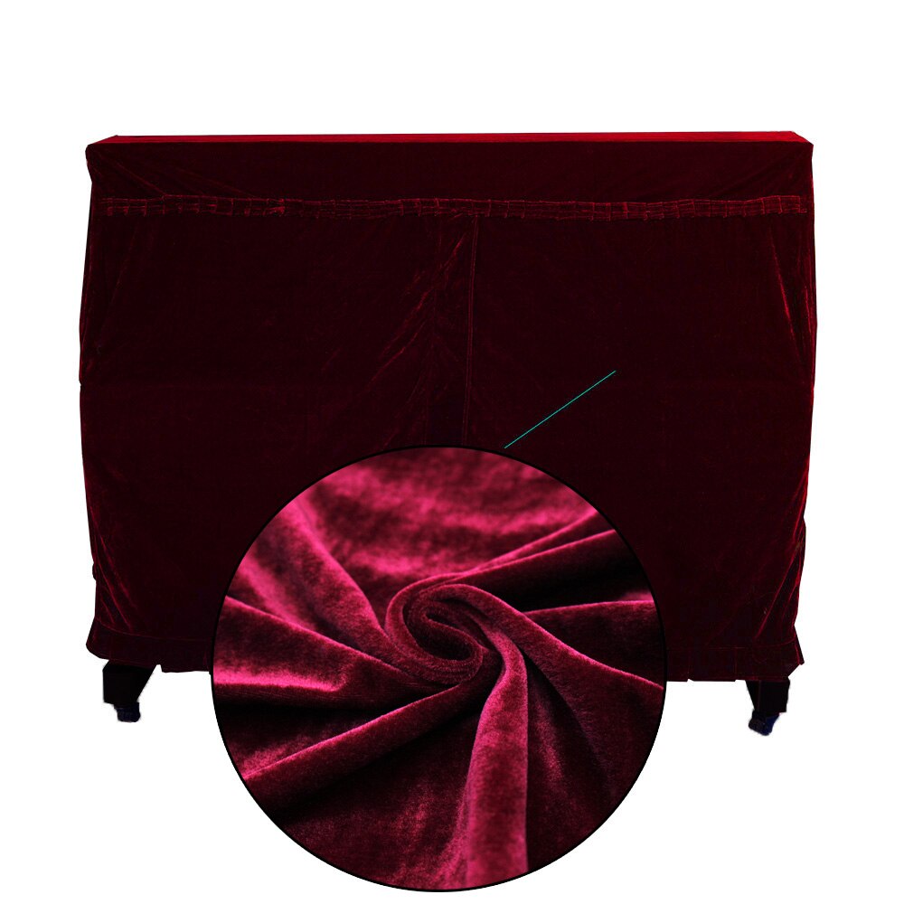 Velvet Piano Full Cover Upright Piano Solid Color ... – Grandado
