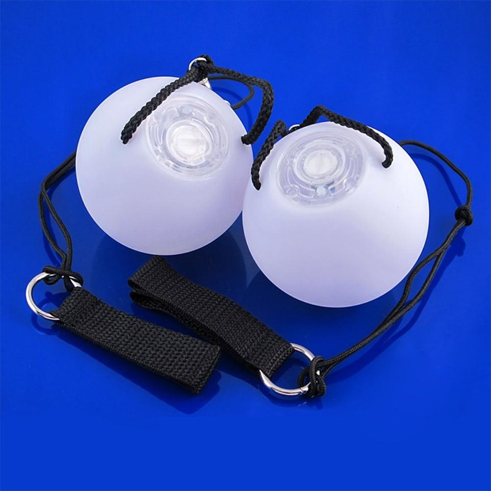 Tsleen 1/2/4Pcs Led Poi Gegooid Ballen Pro Knipper... – Vicedeal