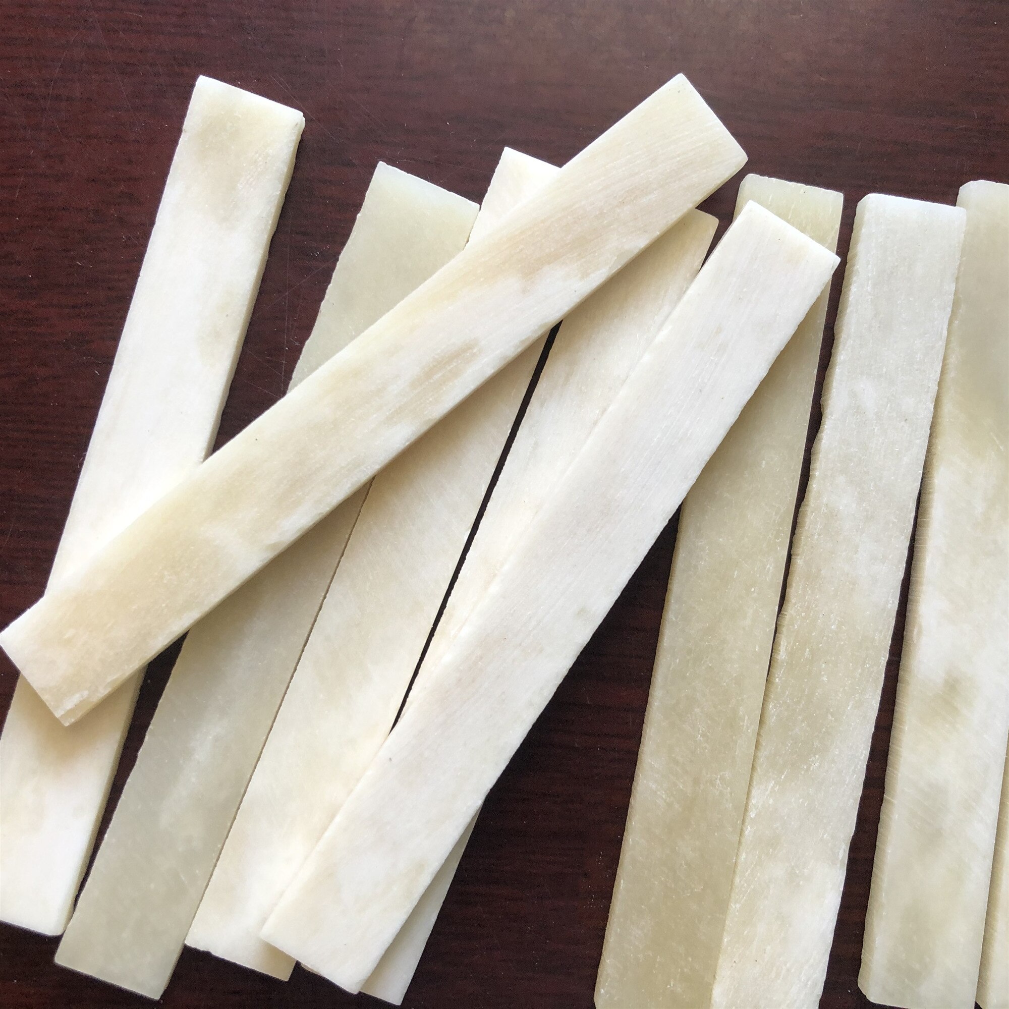 10PCS UNBLEACHED BLANK BONE Saddle Nut Bridge for ... – Vicedeal